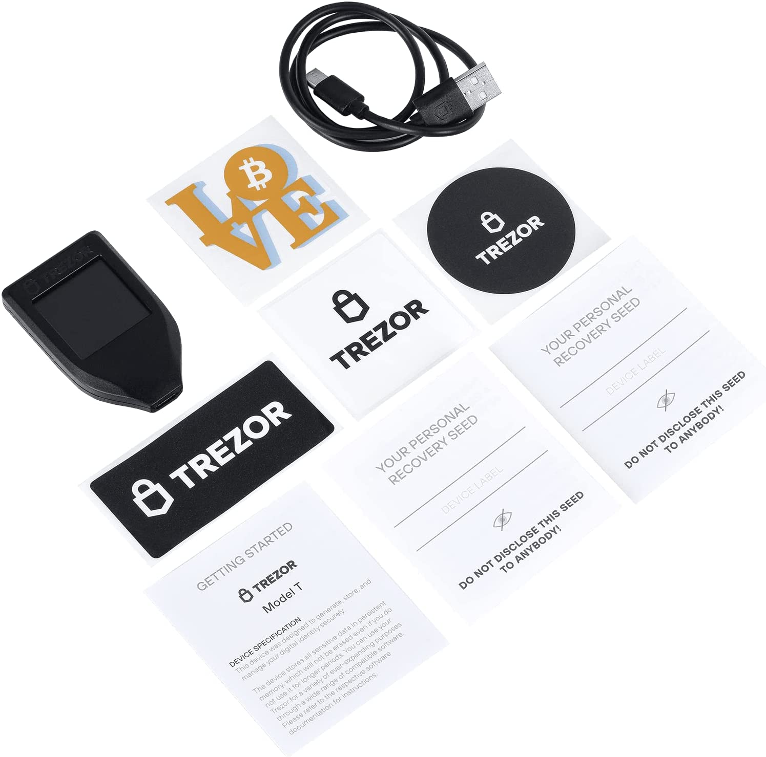 Trezor Model T - Advanced Crypto Hardware Wallet - Quezo.io